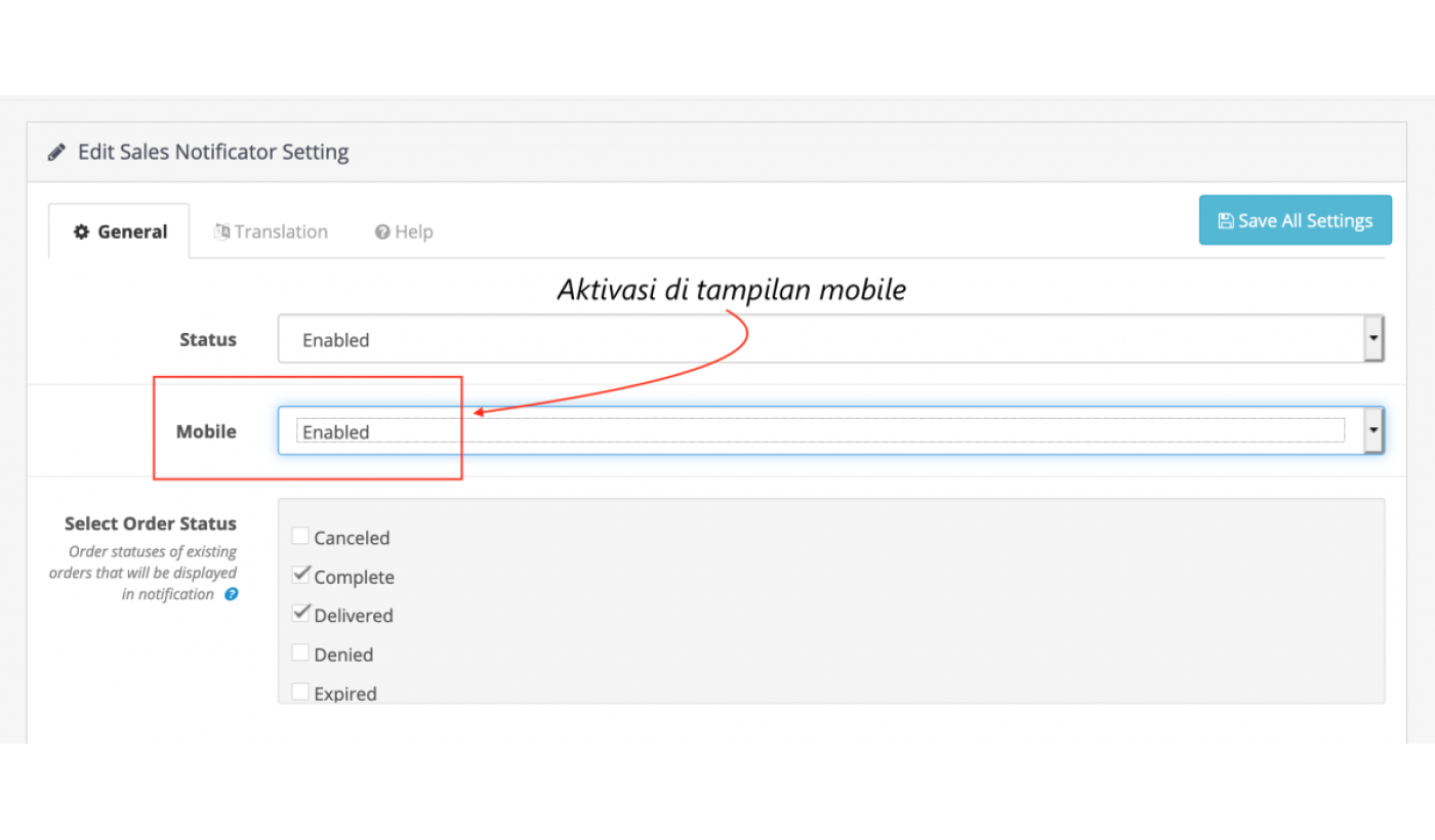 Module Popup Notifikasi Penjualan OpenCart