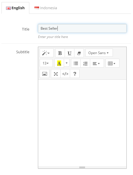 Cara Mengatur Tampilan Home Page