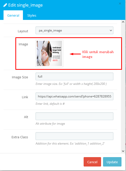 Cara Mengatur Tampilan Home Page