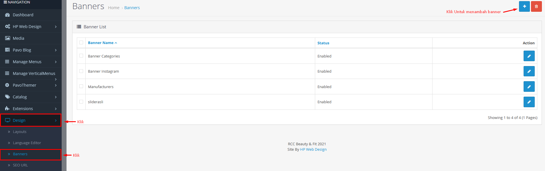 Cara Mengatur Tampilan Home Page