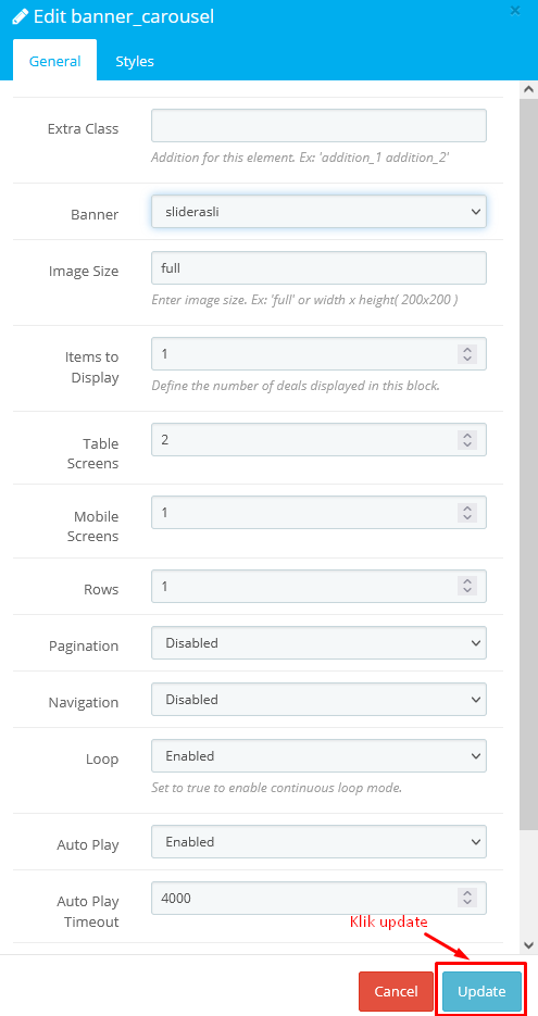 Cara Mengatur Tampilan Home Page